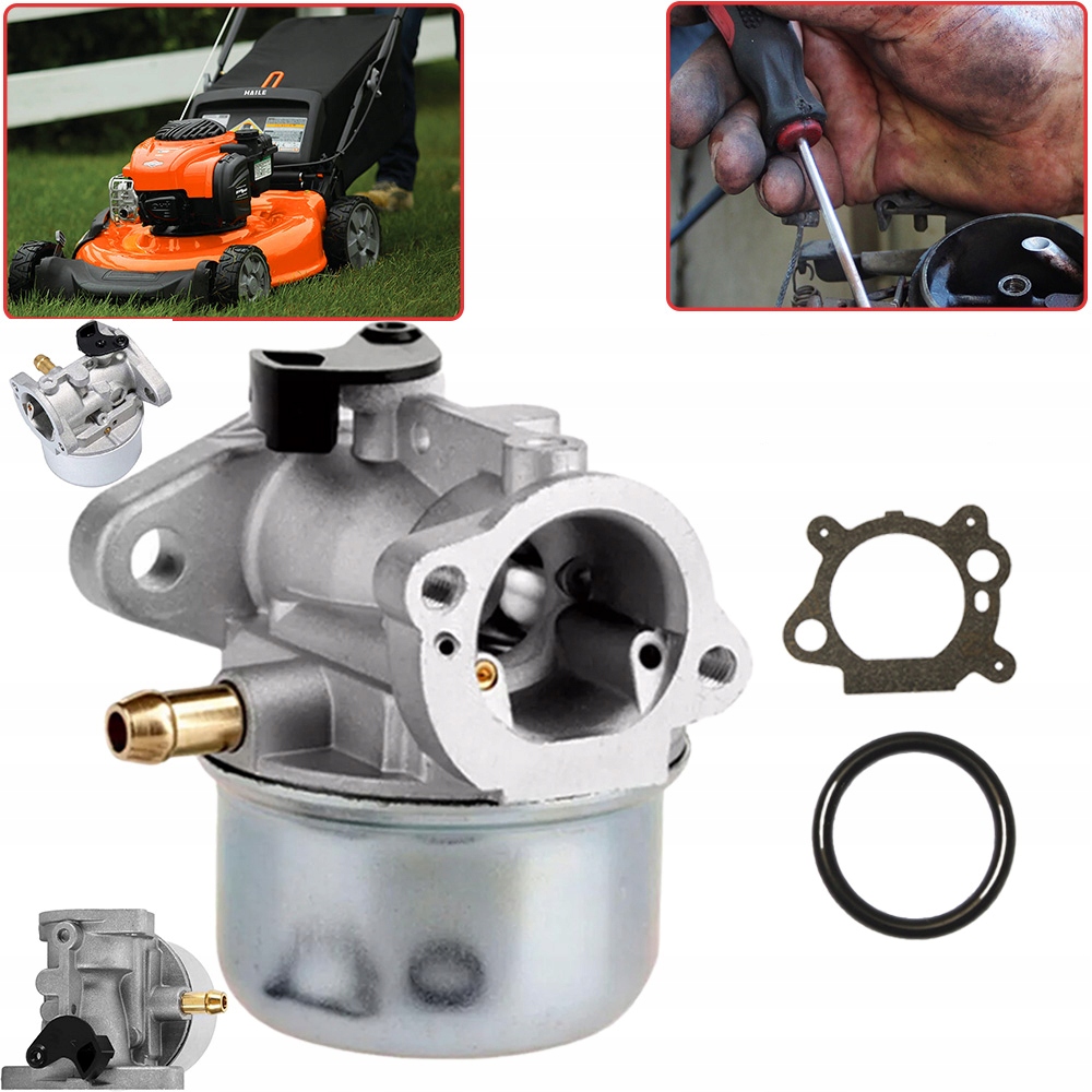 KARBURÁTOR BRIGGS&STRATTON KOSAČKA 799868 498254 694202 14111 497347 ...