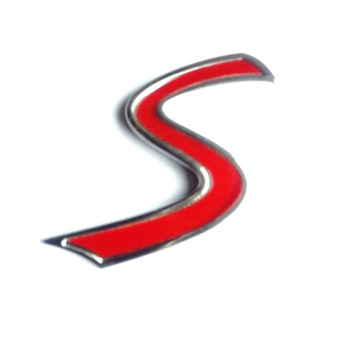 EMBLEMAT ZNACZEK NAPIS TYŁ 13.5CM MINI R50 R52 R53 za 45.66PLN z ...