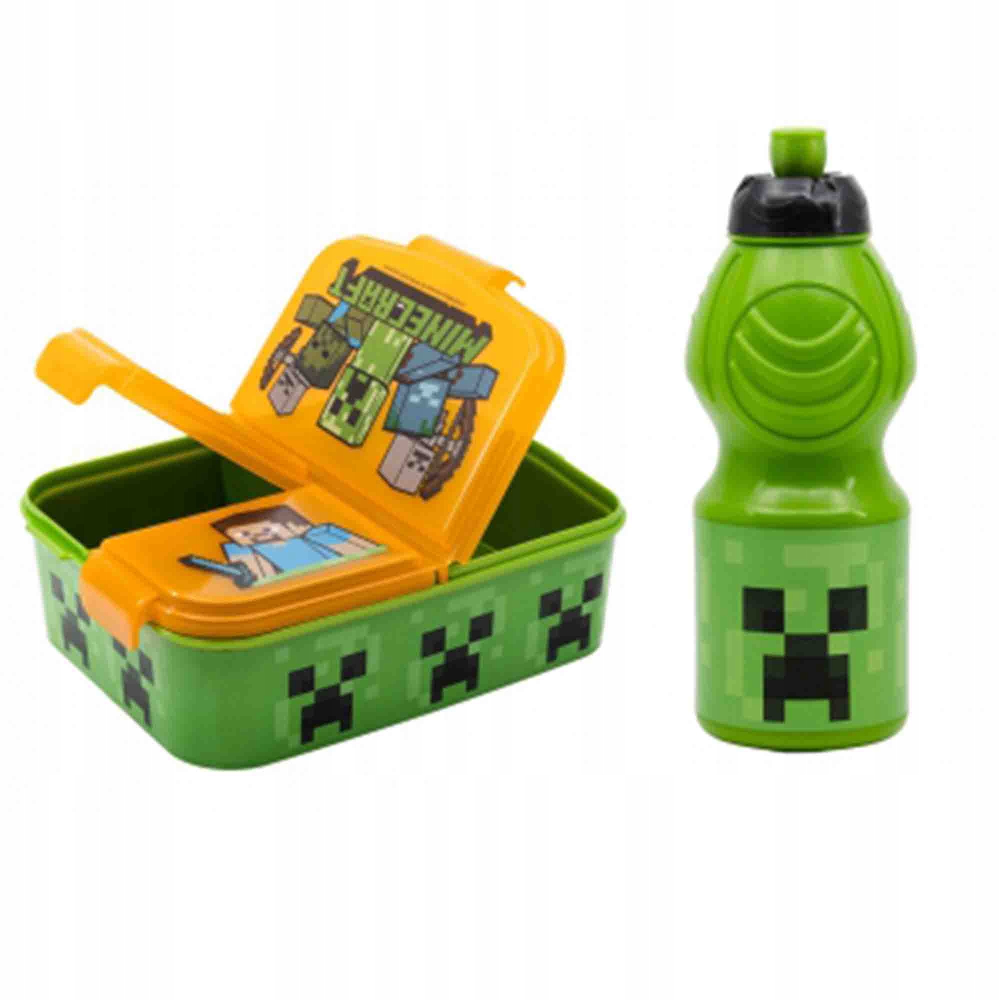 MINECRAFT zestaw bidon śniadaniówka R lunch box (8412497404209) • Cena ...