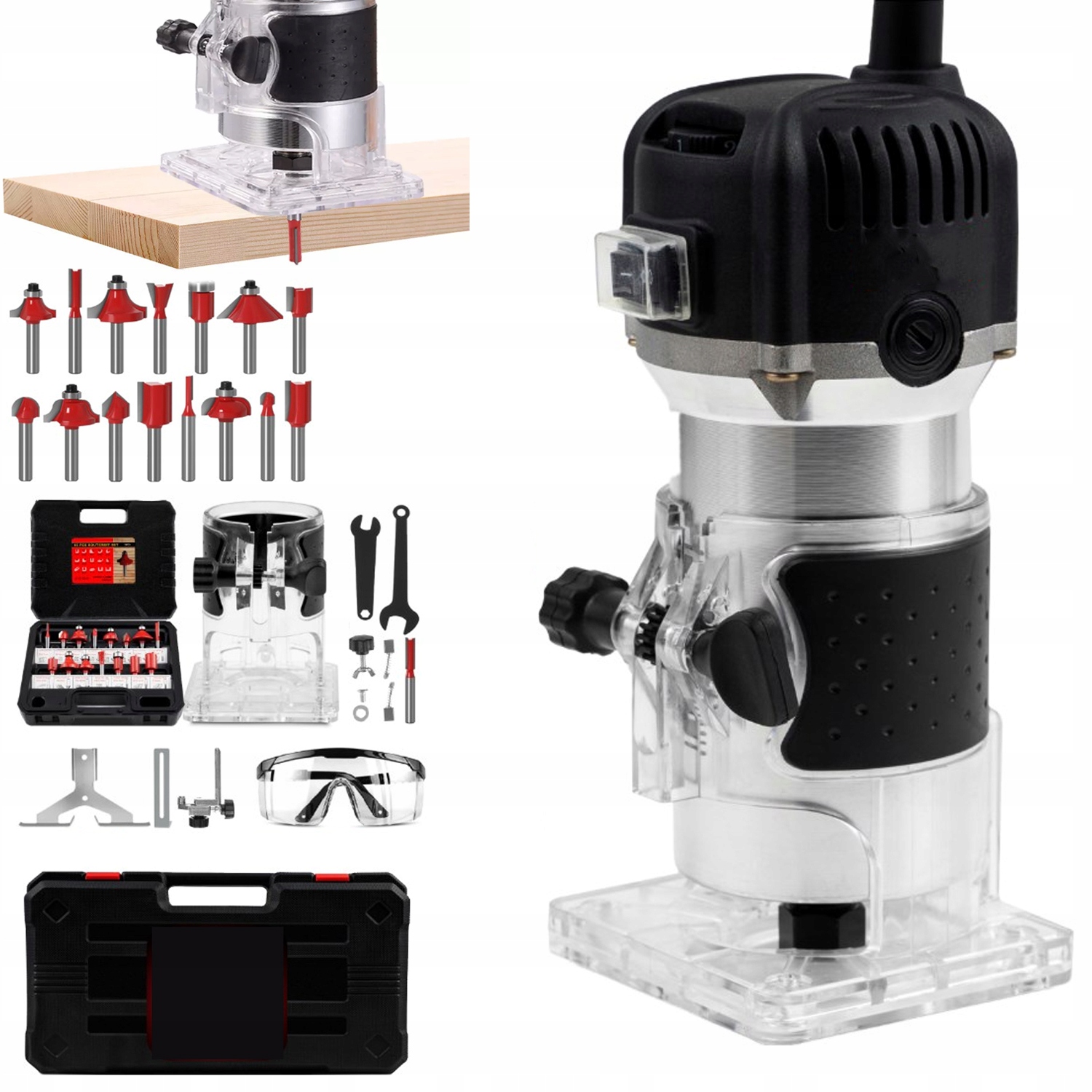 FREZARKA GÓRNOWRZECIONOWA DO DREWNA 30000 OBR./MIN Z 6 POZIOMAMI ...