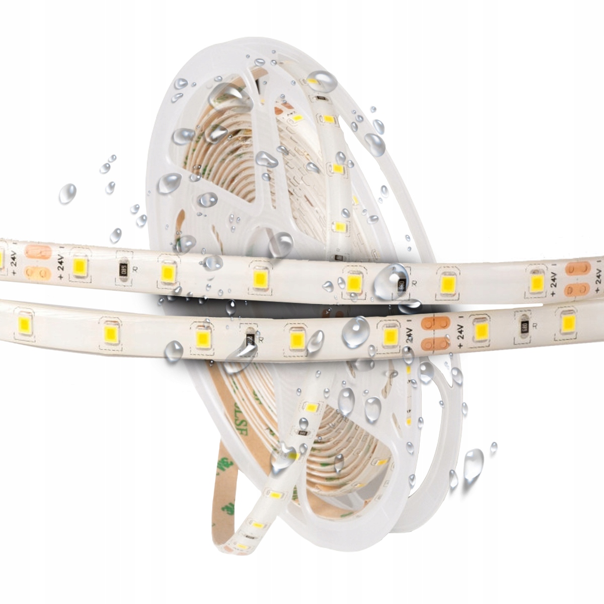 TAŚMA PASEK LED 2835 54W ROLKA 5m 24V ECOLIGHT IP63 NEUTRALNA ...