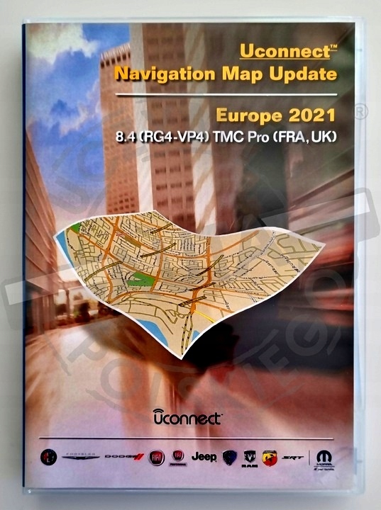 Mapa do nawigacji Europa UCONNECT MYGIG REFRESH 730N • Cena, Opinie ...