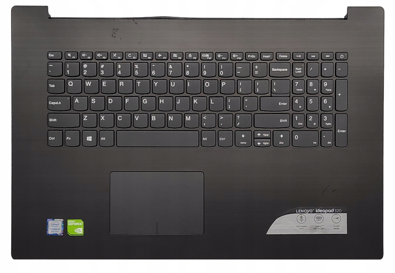 KLAWIATURA OBUDOWA PALMREST LENOVO IDEAPAD 320-17 330-17 US.5 w Strzelce Opolskie - Sklep ...
