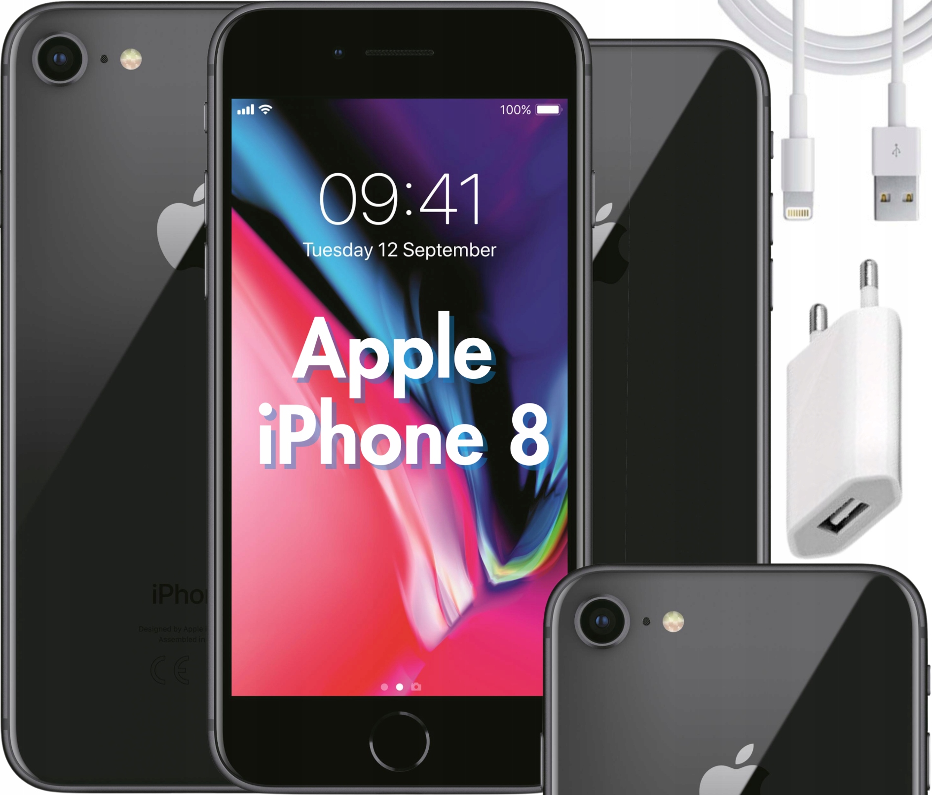 Smartfon Apple iPhone 8 64GB Szary | AKCESORIA | - Sklep, Opinie, Cena w Allegro.pl