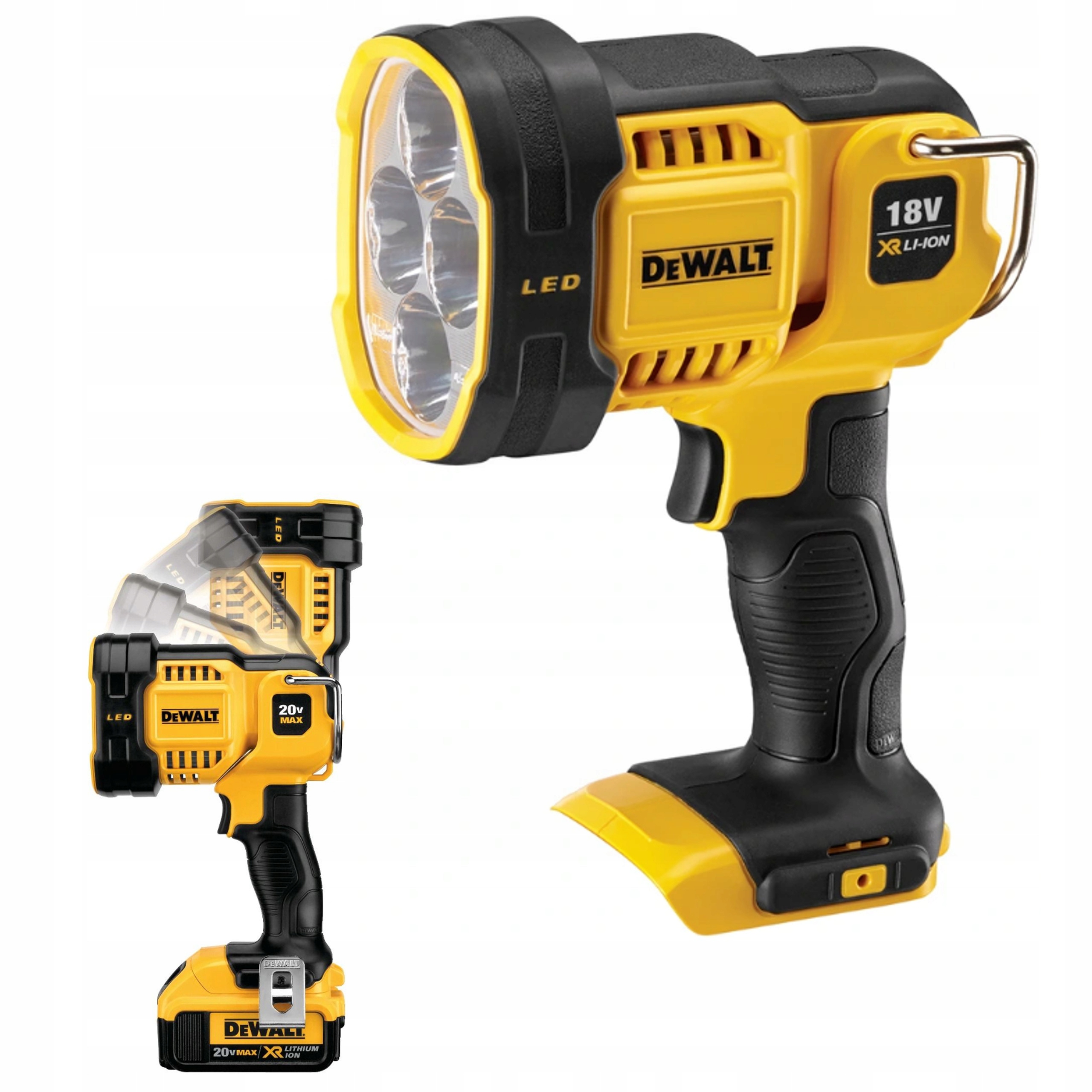 LAMPA WARSZTATOWA DEWALT LED 18V AKUMULATOROWA 5035048553824 za 435 ...