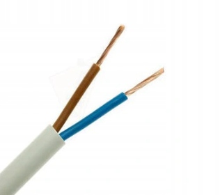 Przewód Okrągły elektryczny, giętki (linka) OMY Elektrokabel 2 x 1,0 (5907702810782) • Cena ...