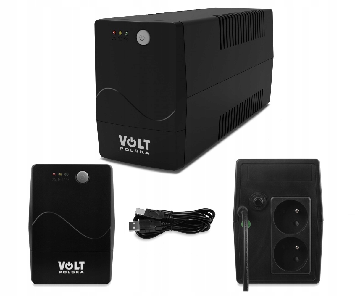 Zasilacz UPS Volt Polska 5UP006007P 650 VA 360 W - Sklep, Opinie, Cena w Allegro
