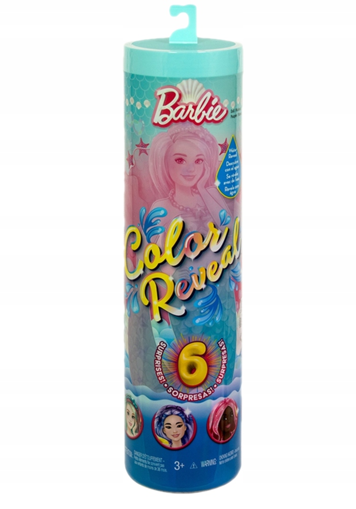 Lalka Barbie Mattel - Color Reveal Lalka Morskie Syrenki HRK12 ...