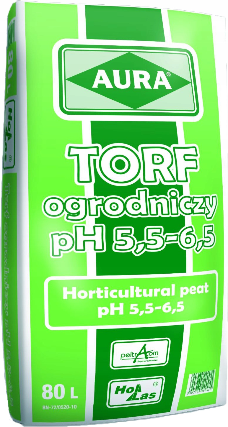 TORF OGRODNICZY Odkwaszony 5,5-6,5 80L AURA (TORF) • Cena, Opinie ...