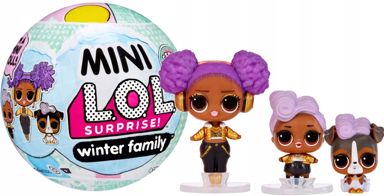 LOL SURPRISE WINTER MINI FAMILY KULA 3 LALECZKI (035051583943) • Cena ...