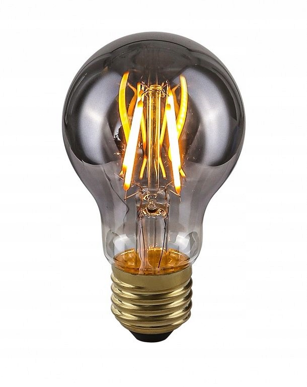 Nowoczesna żarówka E27 4W 2200K A60 Smoke Edison do żyrandola (801451 ... Nowoczesna żarówka E27 4W 2200K A60 Smoke Edison do żyrandola (801451 ...
