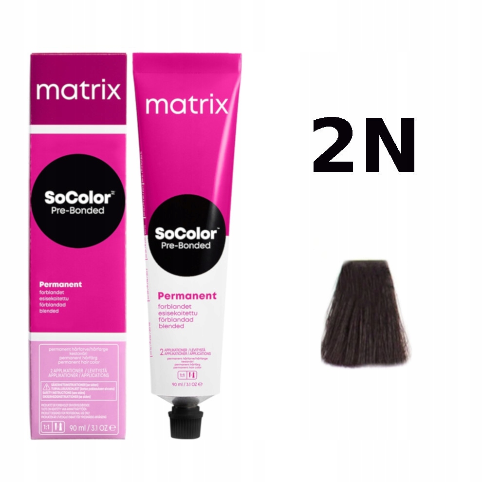 Matrix Socolor Pre-bonded farba 2N 12741560076 - Allegro.pl