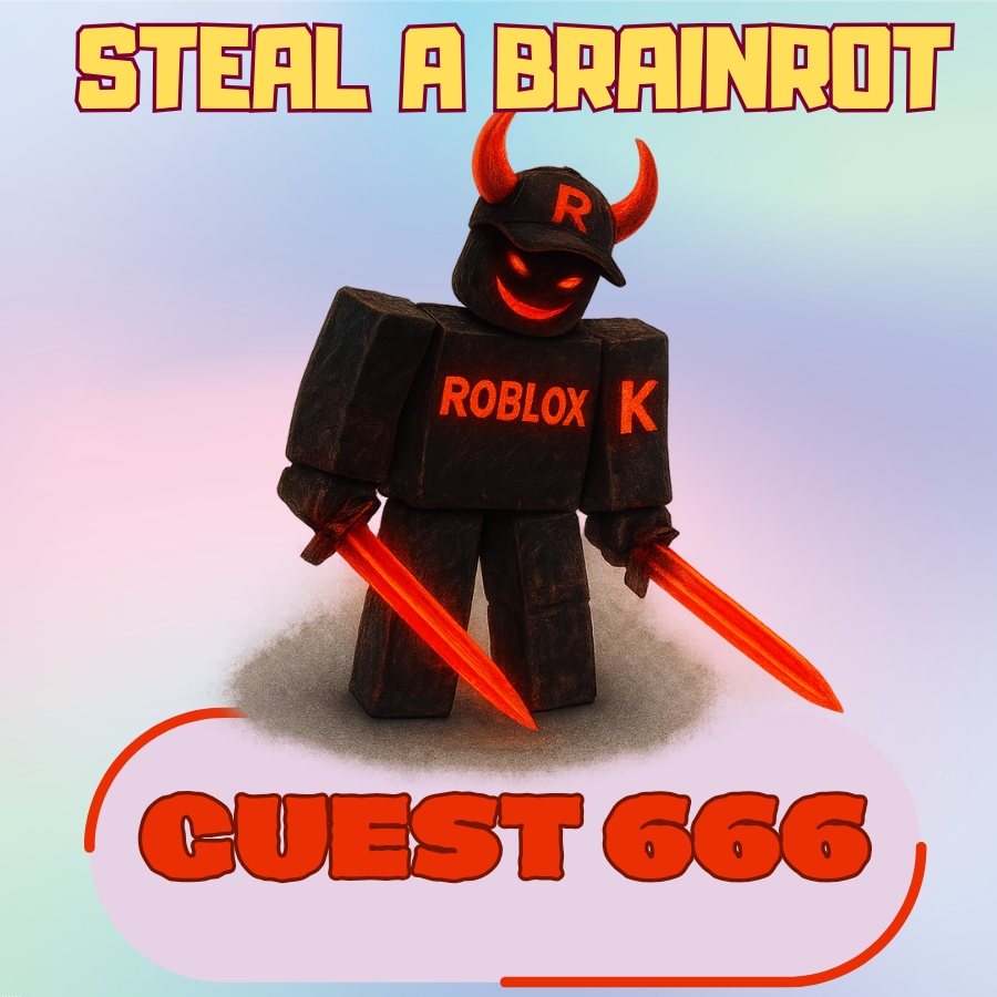 Guest 666 | Unikat | Steal A Brainrot | Brainrot God | Roblox - Stan ...