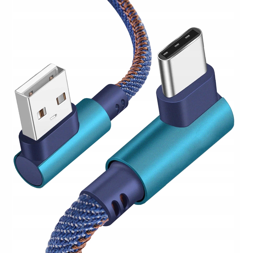 Kabel Case USB - USB typ C 1 m niebieski • Opinie - Allegro