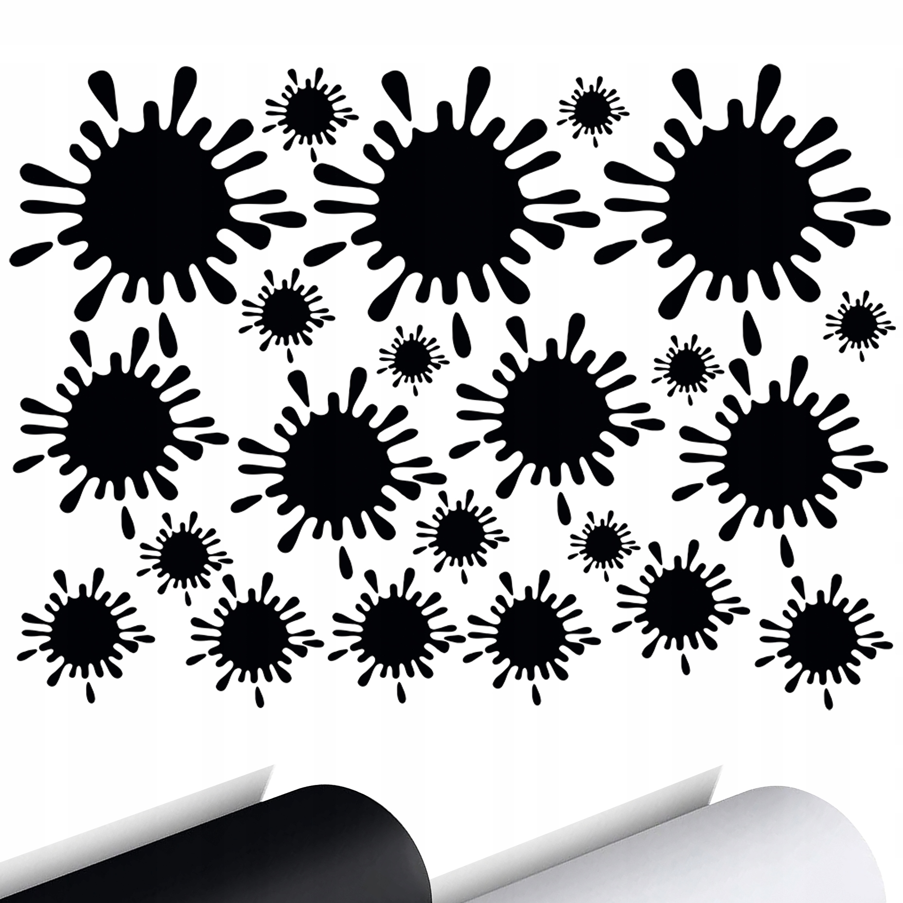 NAKLEJKA na samochód auto KLEKSY ROZPRYSK 22x30cm 5904024851165 za 14 ...