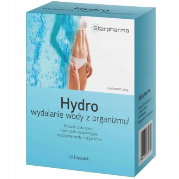 STARPHARMA HYDRO WYDALANIE WODY Z ORGANIZMU 30 KAPSUŁEK (5902989931052) • Cena, Opinie ...
