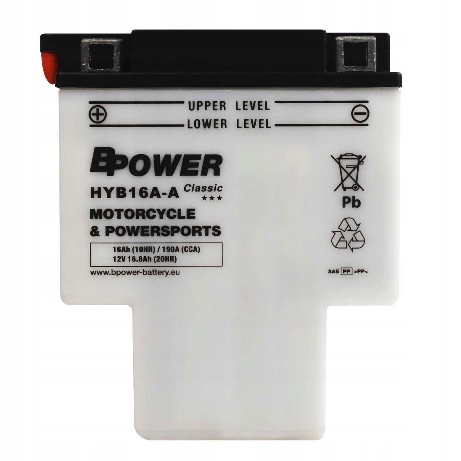 BPower Classic HYB16A-A 12V 16Ah 190A 5902963452955 za 229.00PLN z Ruda ...