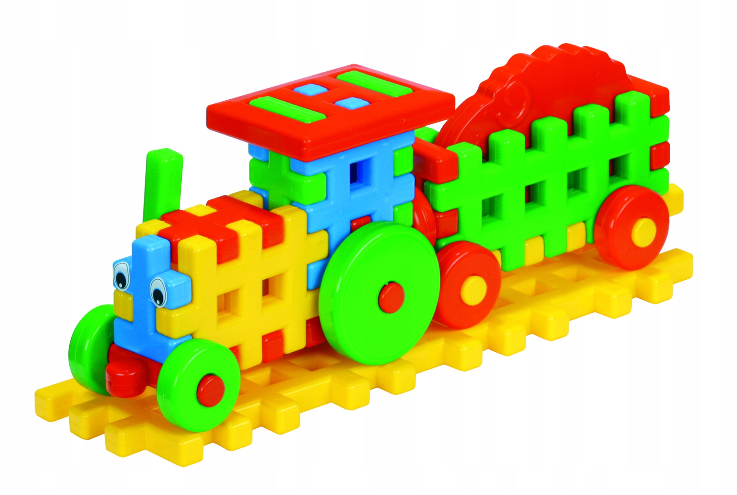 Klocki dla dzieci konstrukcyjne TRAKTOR 25 elem 11797332390 - Allegro.pl
