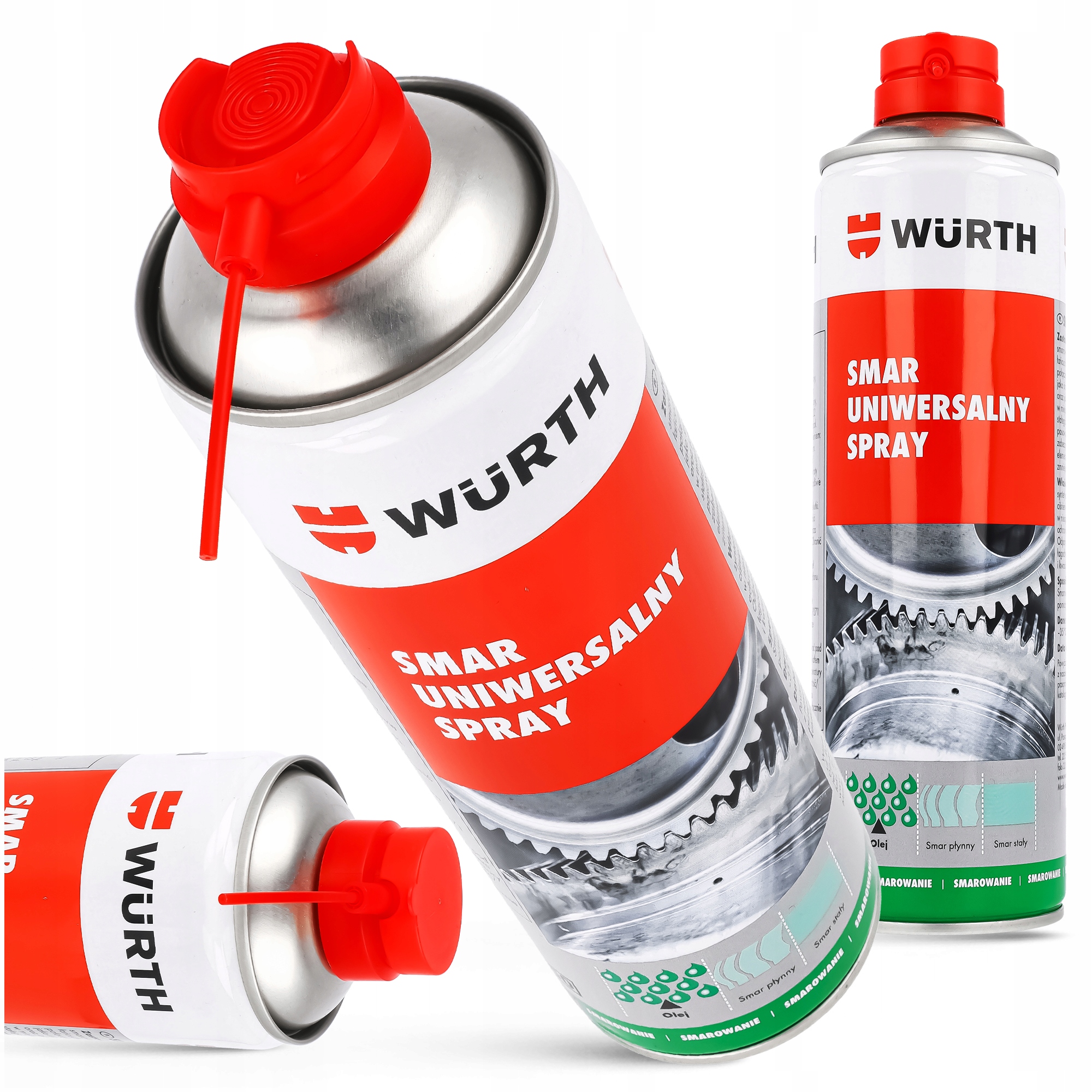 Smar UNIWERSALNY W Sprayu Wurth Do Zawiasów PRZEGUBÓW Tulei Roweru ...