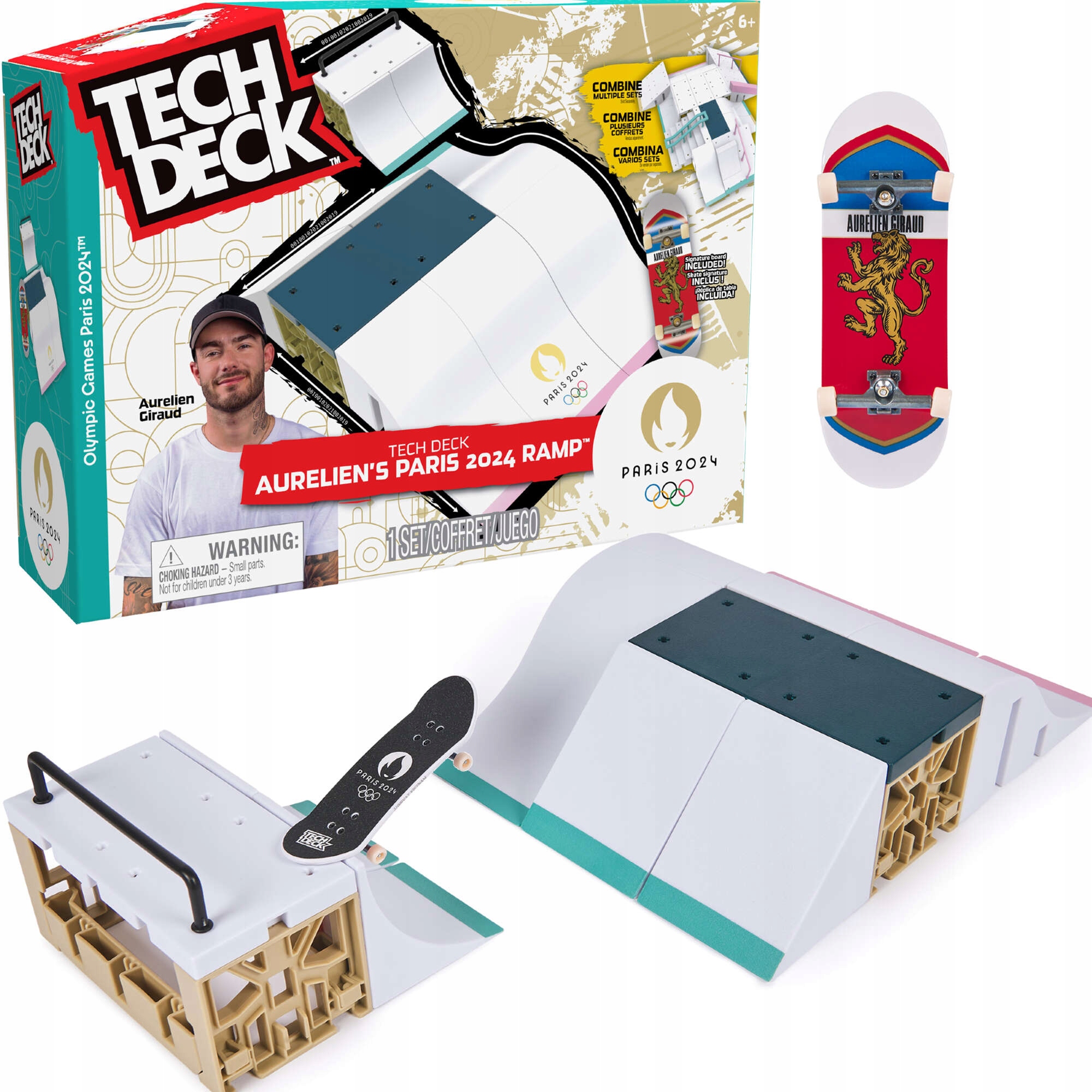 TECH DECK SET FINGERBOARD RAMPA AURELIEN'S RAMP PARIS 2024 - Allegro