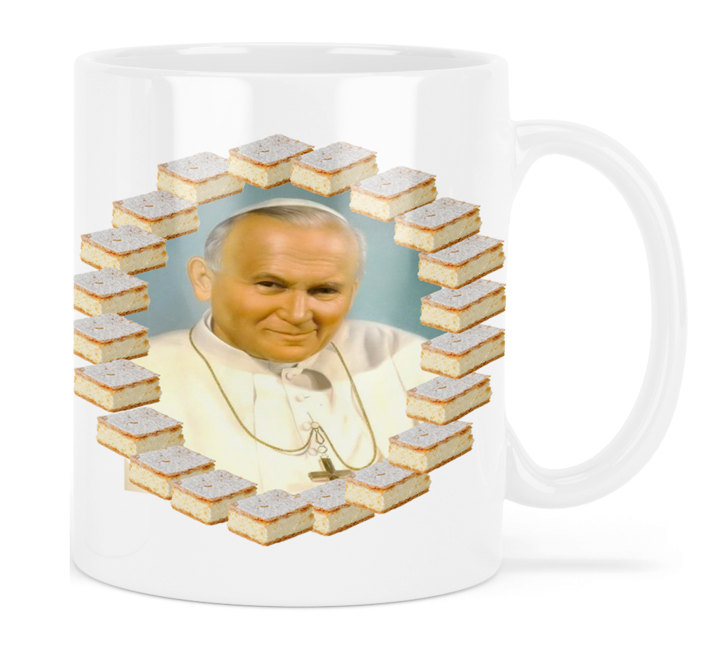 ŚMIESZNY KUBEK PAPIEŻ 2137 JAN PAWEŁ 2 RÓŻNE WZORY 12811233998 - Allegro.pl