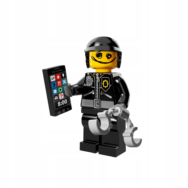Lego minifigures 71004 Lego Movie Zły Glina Scribble-Face Bad Cop ...