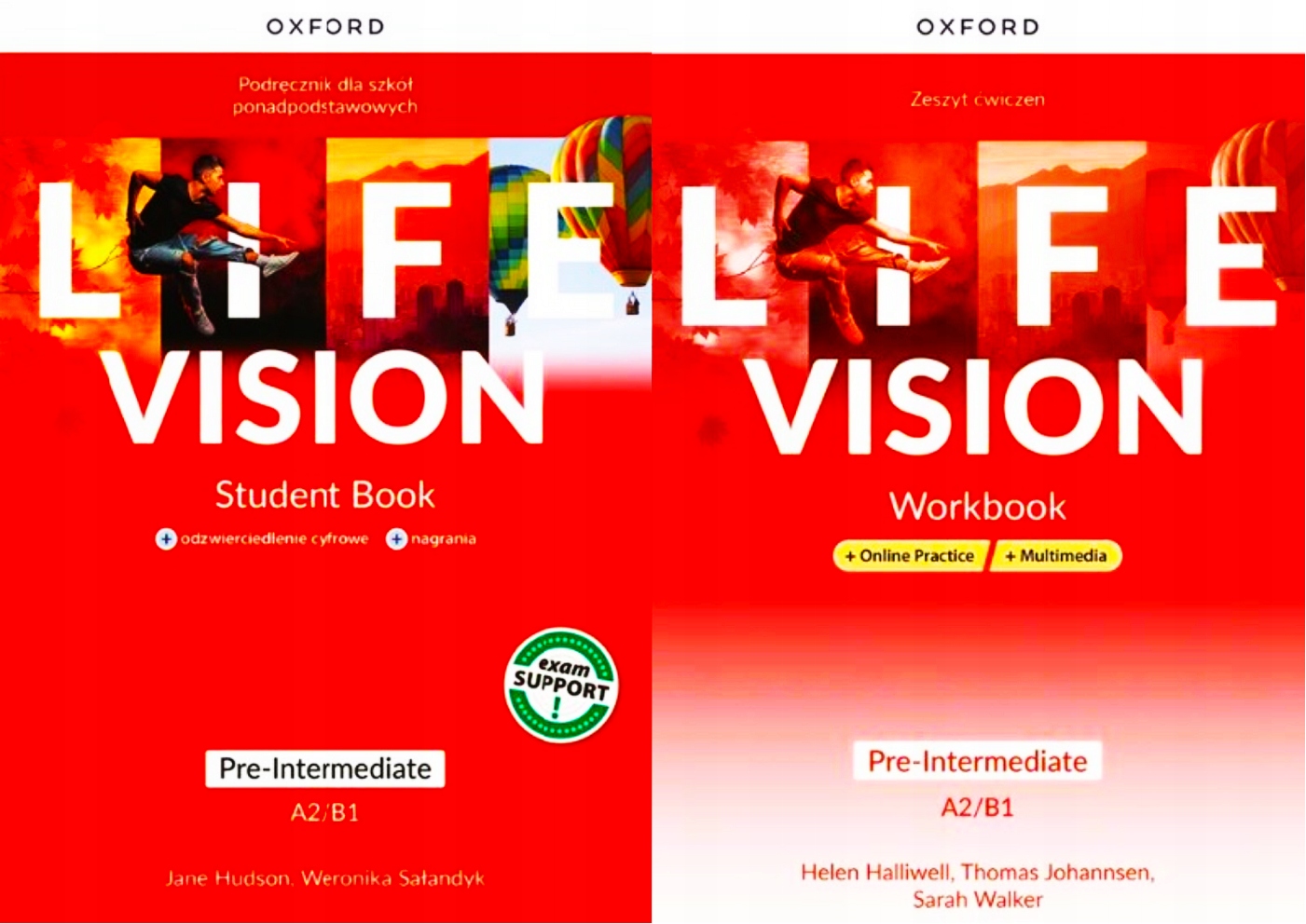 LIFE VISION Pre-Intermediate KOMPLET + e-book + multimedia OXFORD 2023 Praca zbiorowa ...