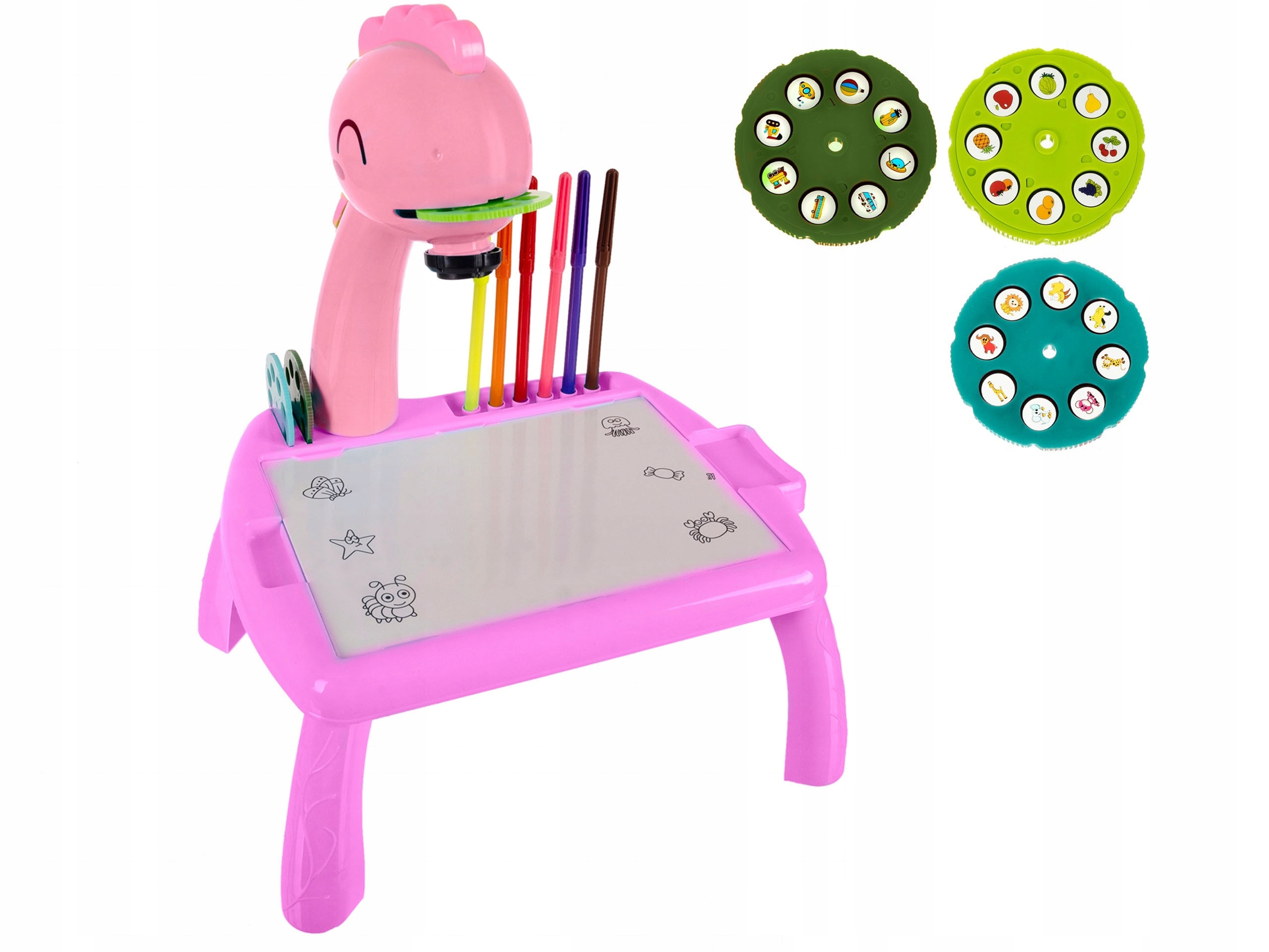 Projektor Do Rysowania Dla Dzieci 24 Różowy (5702887287233) • Cena ...