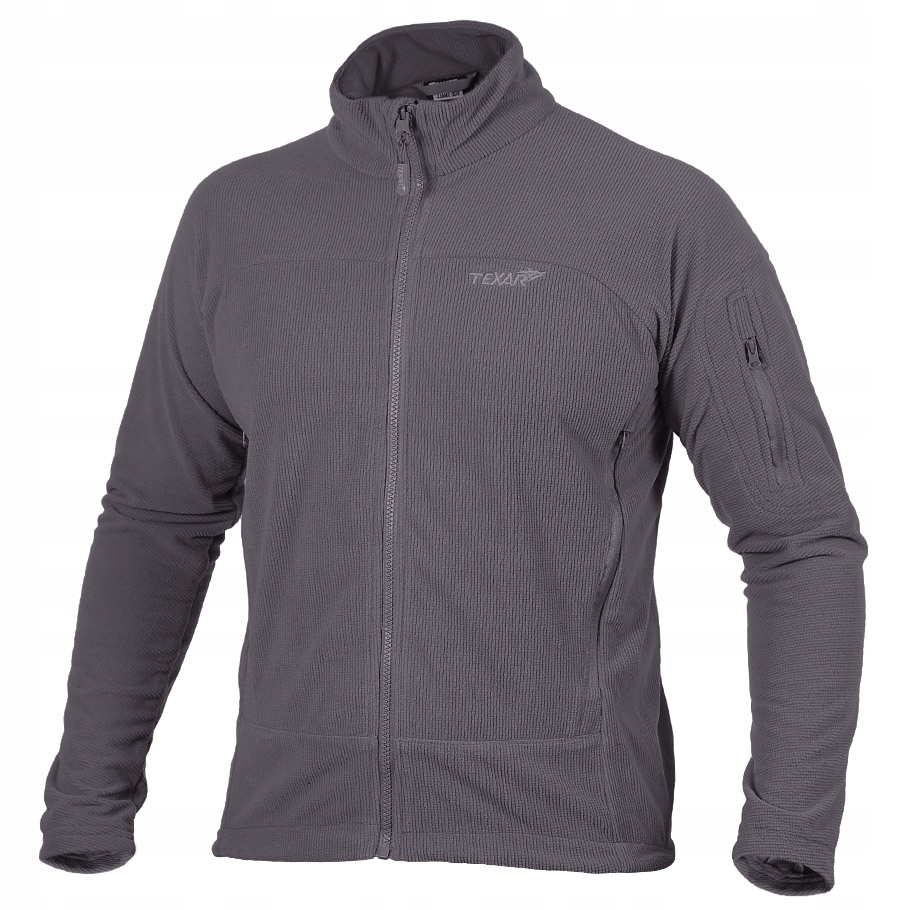 Bluza Polarowa Męska Polar Wojskowy Texar Conger Podpinka Grey L ...