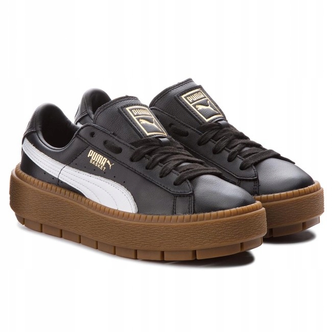 PUMA PLATFORM TRACE L BUTY SKÓRZANE LOGO 38 1Z2F4* (4059504998487 ...
