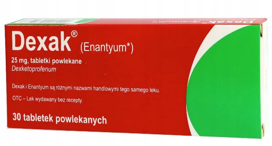 Dexak 25 mg, 30 tabletek Medezin 16809715270 - Allegro.pl