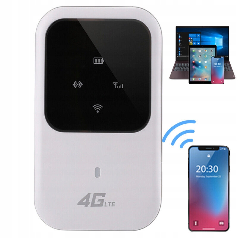 PRZENOŚNY ROUTER WI-FI ROUTER 4G LTE DO PODRÓŻY SAMOCHODEM NA ZEWNĄTRZ ...