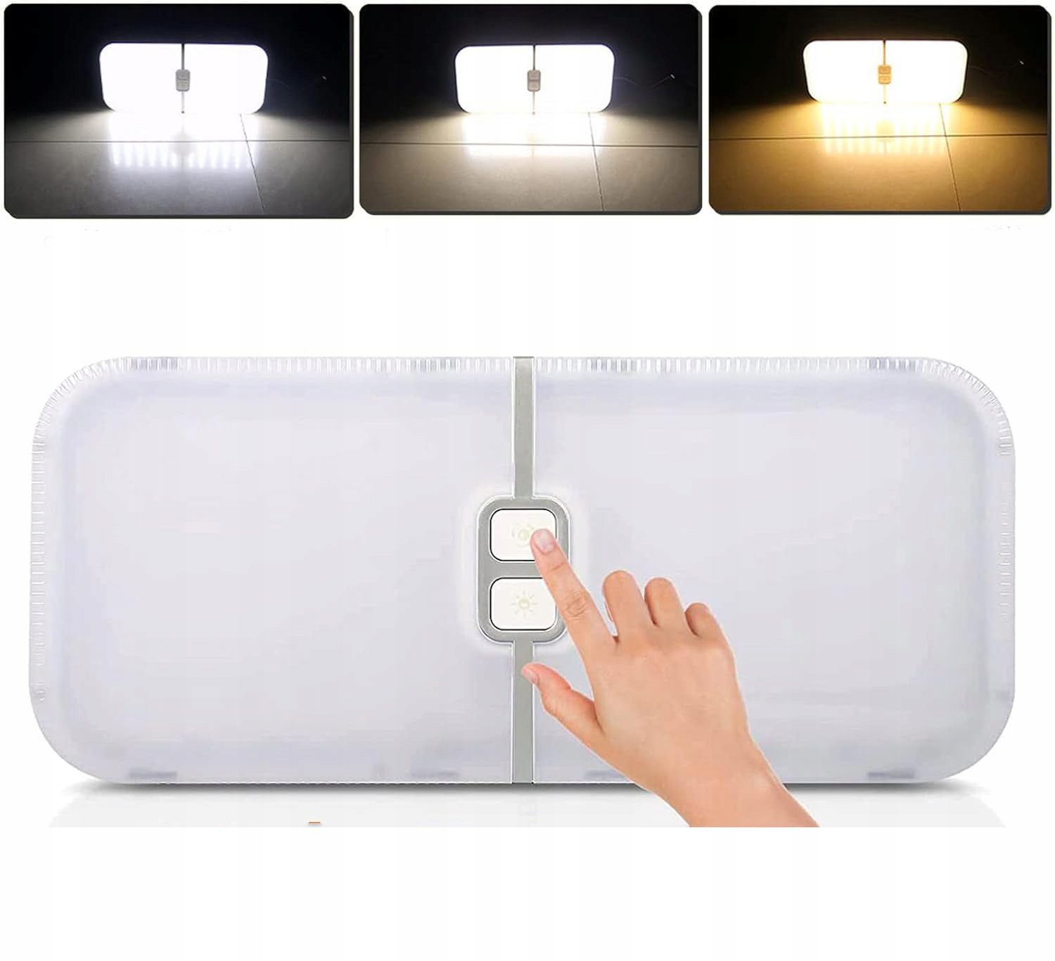 Lampa Sufitowa Superee LED do Kampera RV - 3 Przełączane Tryby Światła ...