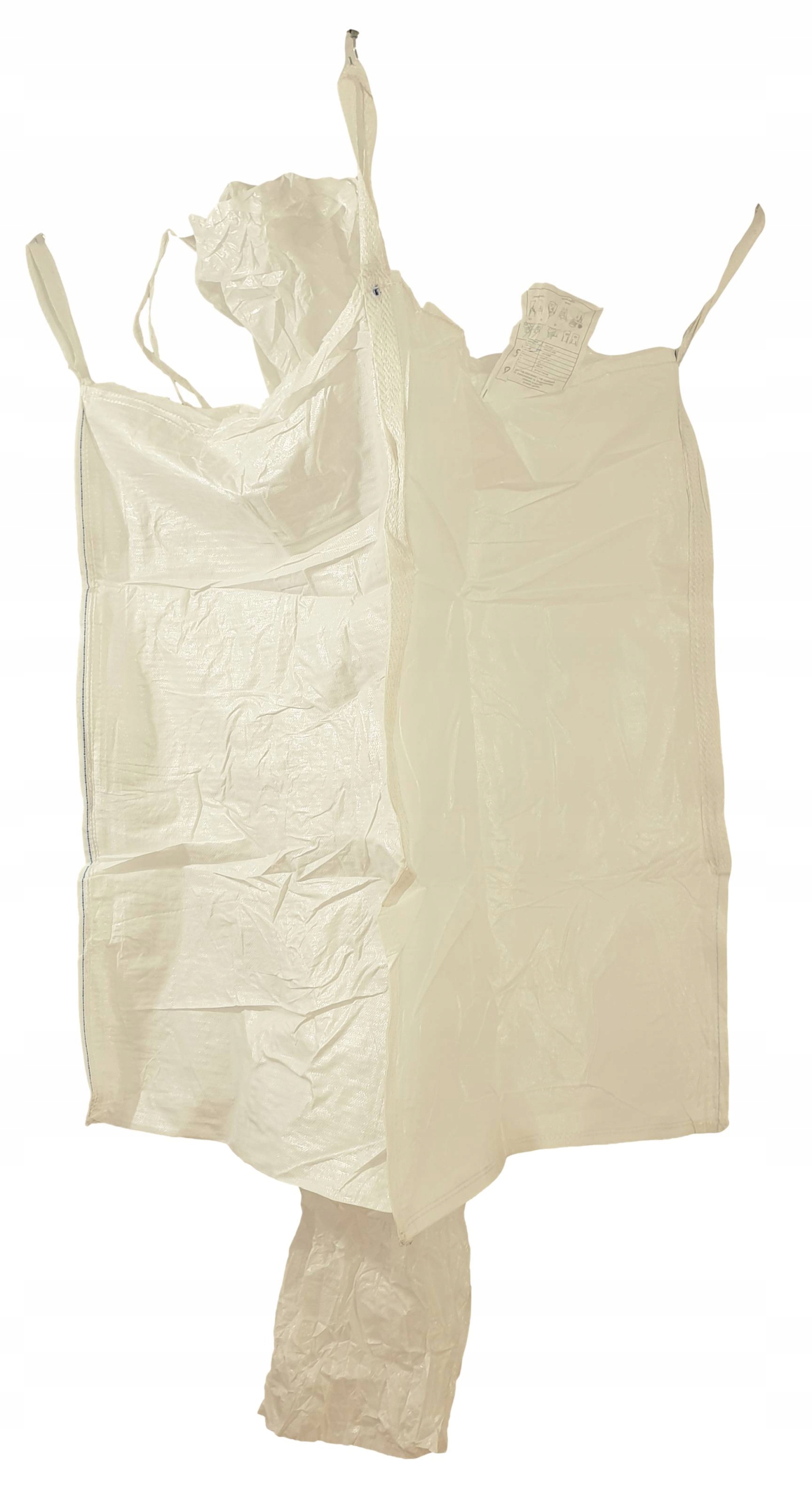 Big Bag zsák 90x90x140 Leeresztővel Fent és Lent - gabonához, zabhoz ...