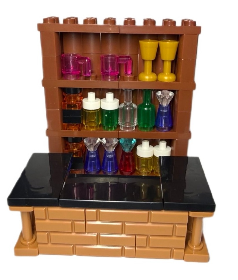 LEGO Nábytek 1 Ks Bar Nápoje Klub Koktejly za 167.00CZK - Allegro