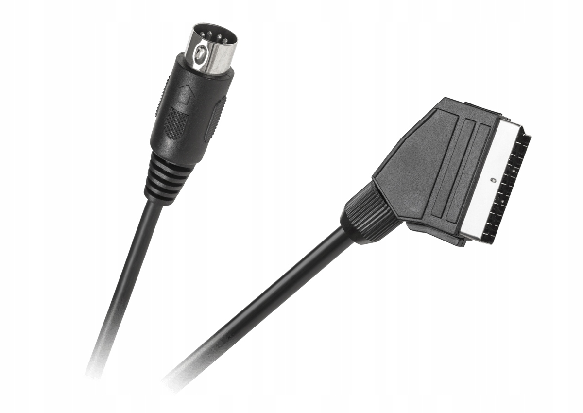 Kabel wtyk EURO scart - DIN 5pin 5p 1,2m (1108) - Sklep, Opinie, Cena w ...