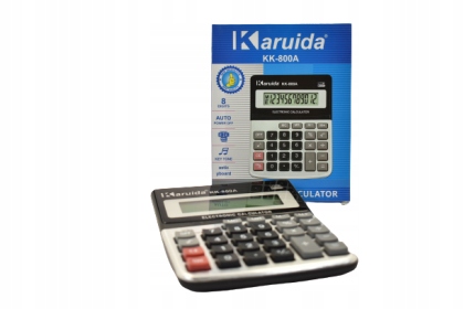 Kalkulator Karuida KK-800A biurowy aluminiowa obudowa • Opinie - Allegro