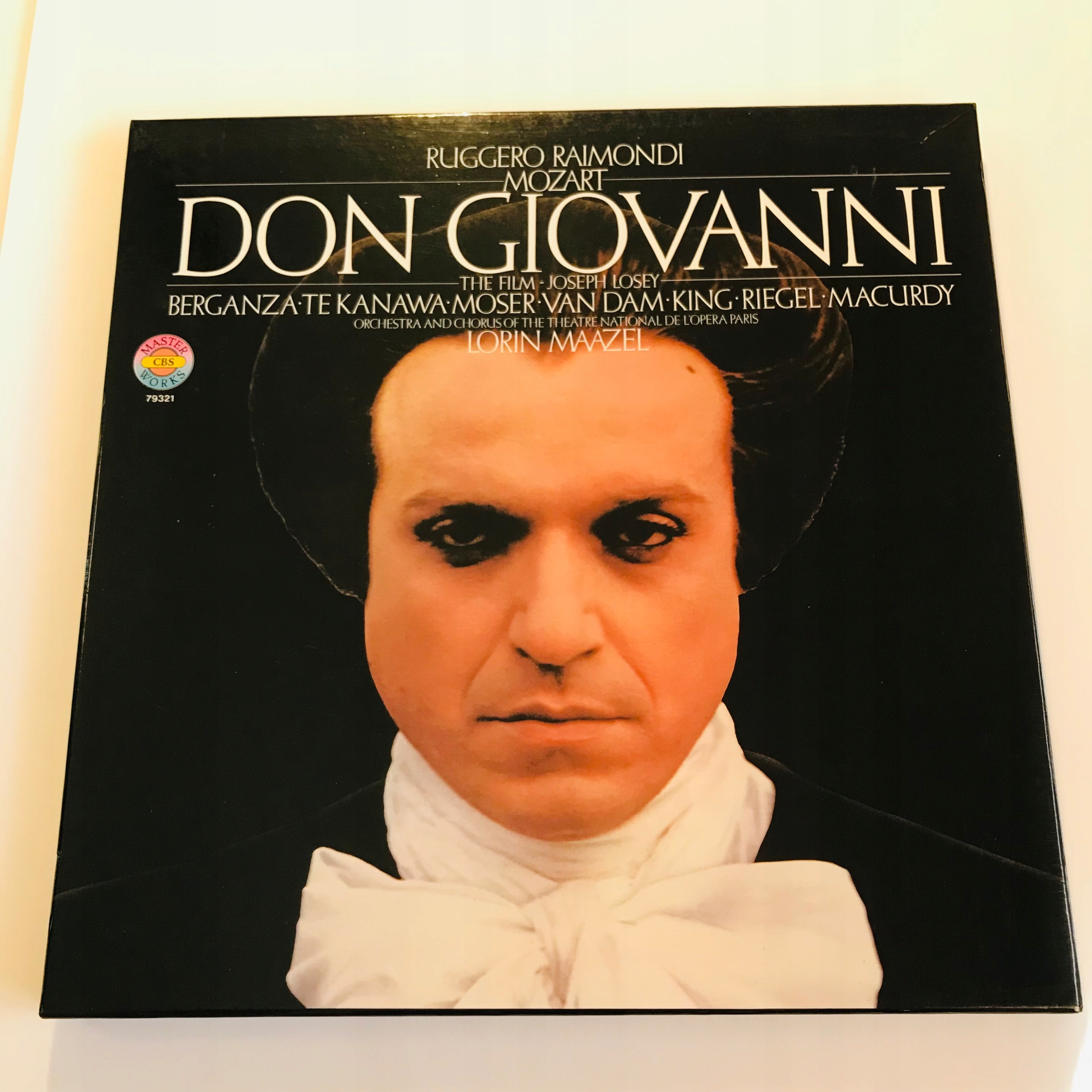 Don Giovanni Berganza, Joseph Losey, King, Lorin Maazel, Macudry, Moser ...