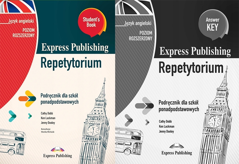 Repetytorium Podręcznik + klucz Rozszerzony Express Publishing Cathy Dobb, Ken Lackman, Jenny ...