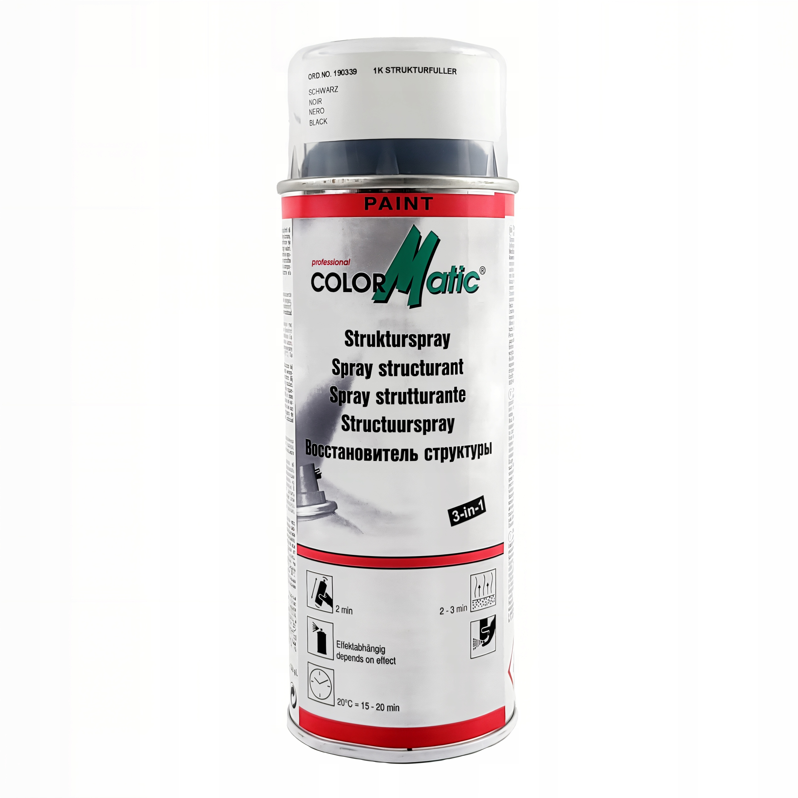 LAKIER STRUKTURALNY DO PLASTIKU SPRAY CZARNY CM 4048500190339 za 53 ...