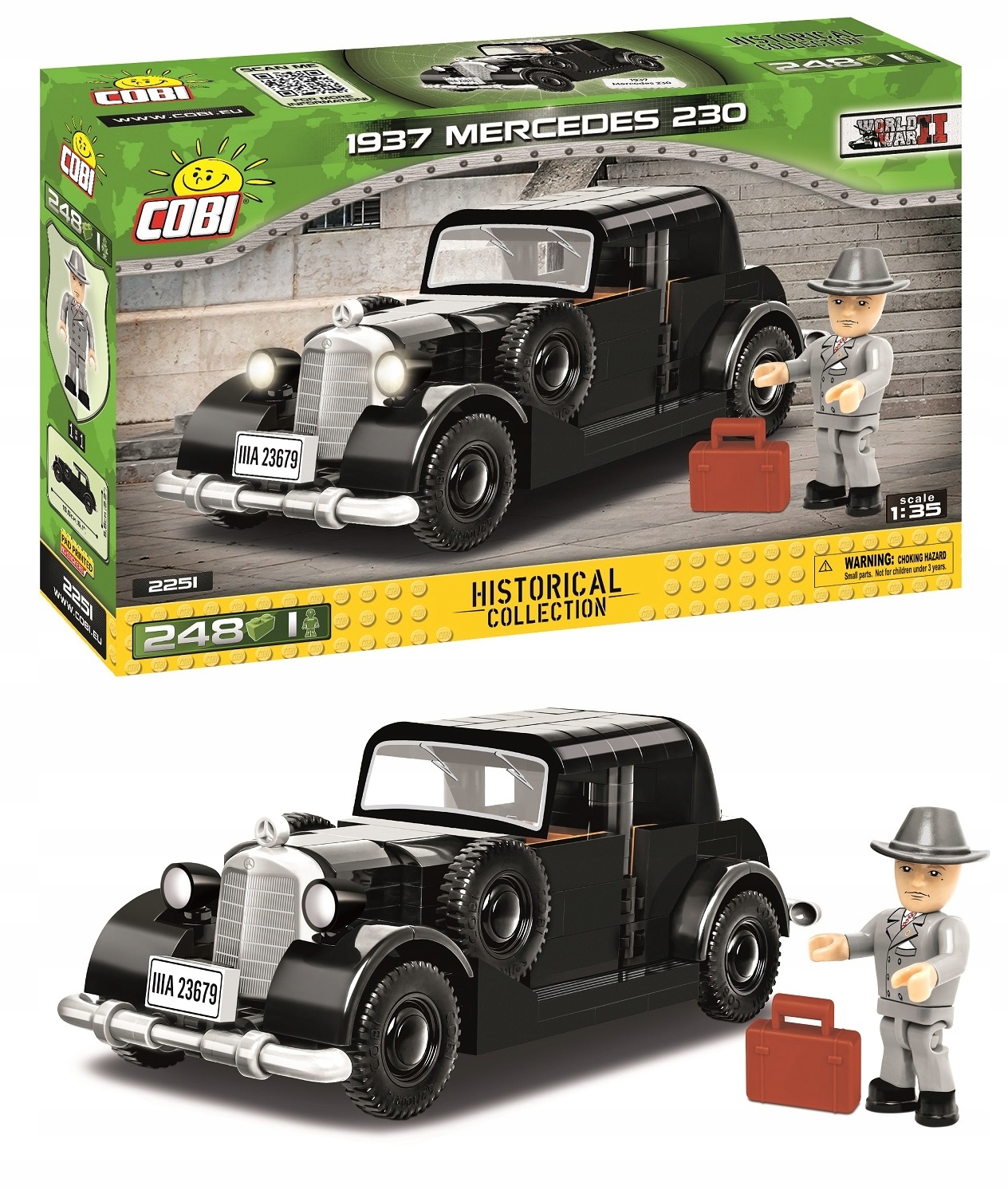 Cobi 2251 1937 Mercedes - Niska cena na Allegro
