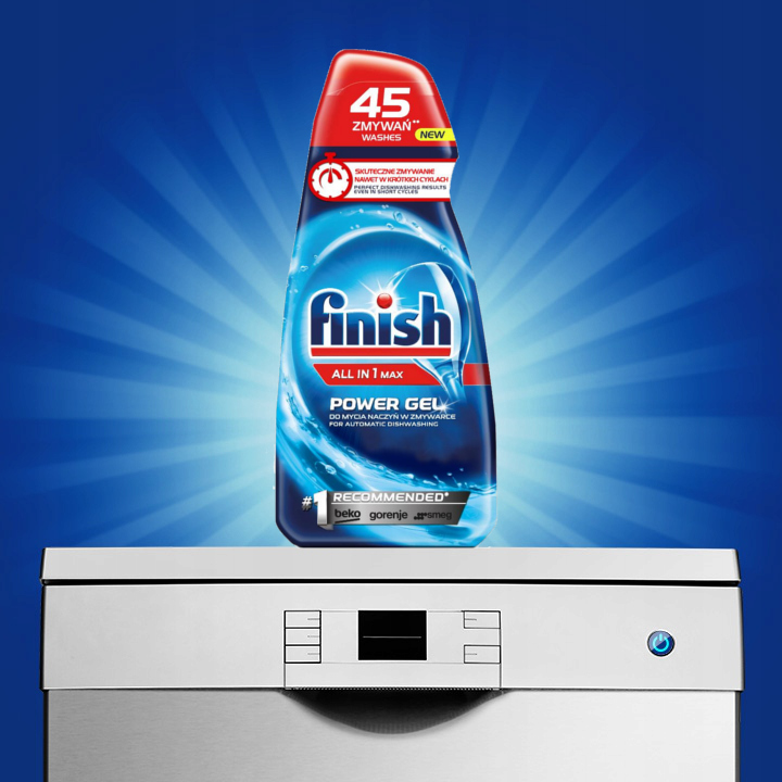 Finish all in 1 max power посудомоечная машина гель 900ml в Украине ...