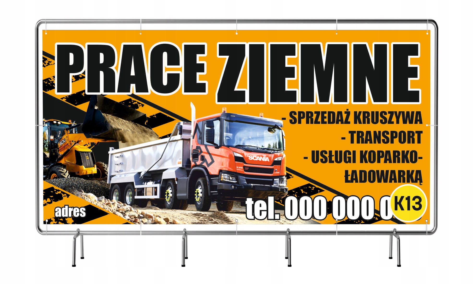 BANER REKLAMOWY 2x1m • Cena, Opinie • Banery 13032689504 • Allegro
