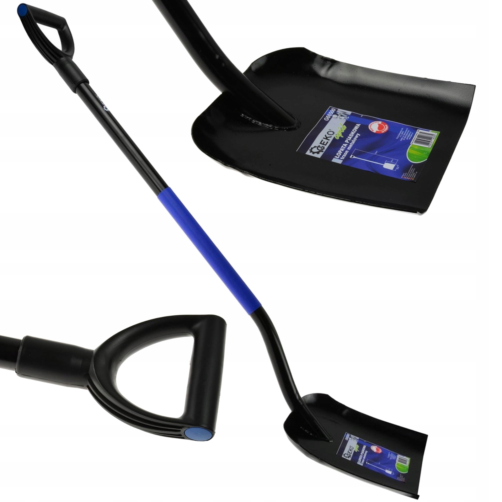 ŁOPATA PIASKOWA TRZON METALOWY GEKO G66500 (5901477140334) • Cena ...