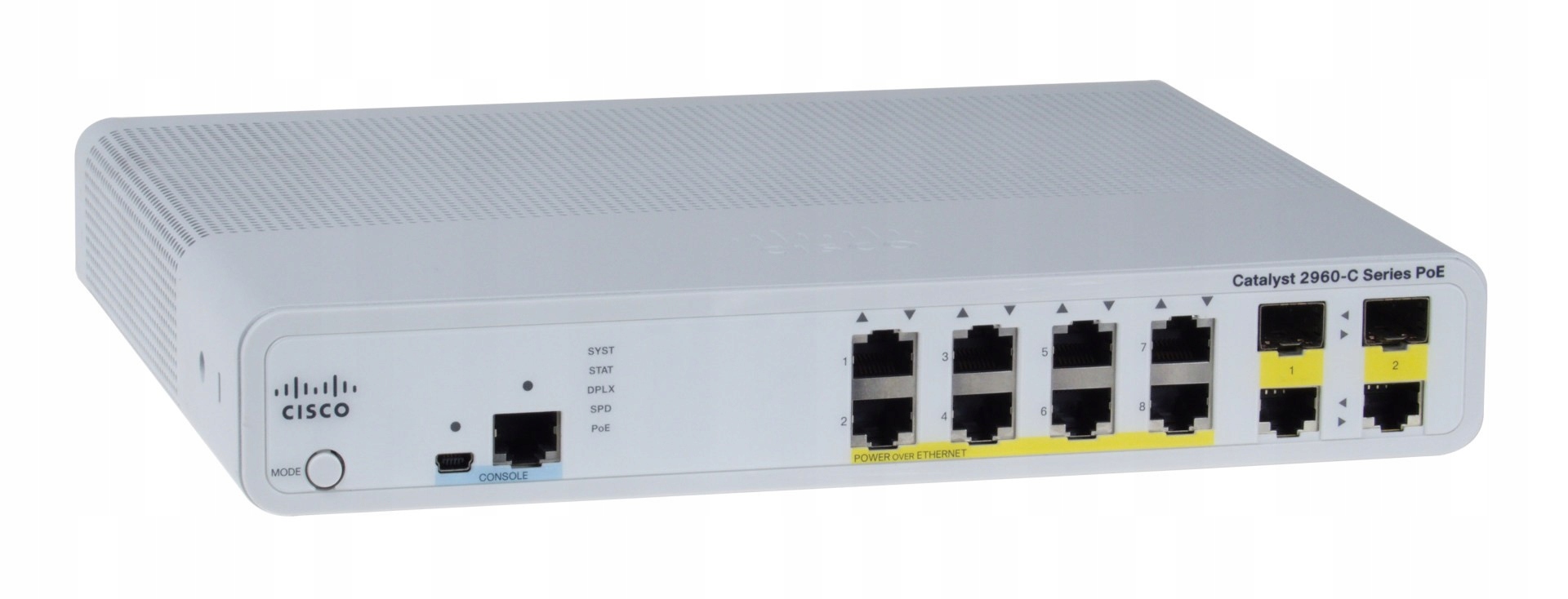 Switch Cisco WS-C2960C-8PC-L 8x 100Mb, 2x 1Gb RJ-45/SFP PoE DO KAMER ...