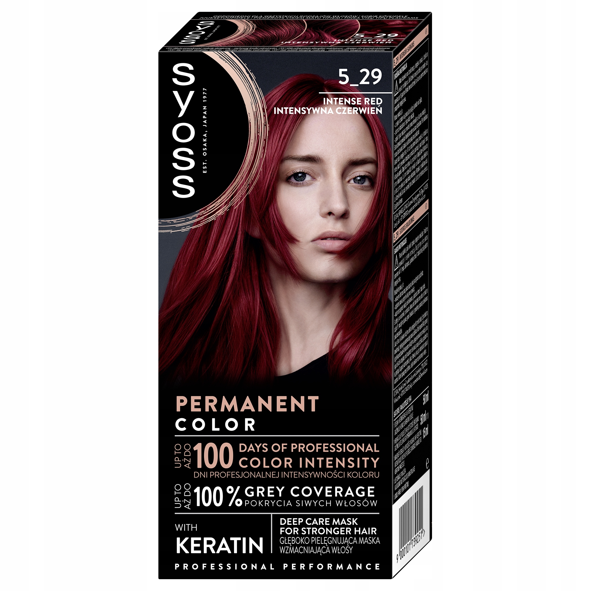 Syoss Permanent Coloration Farba do Włosów 5-29 Intensywna Czerwień (9000101739251) • Cena ...