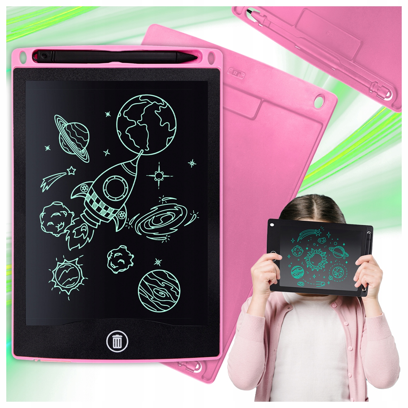 TABLET GRAFICZNY DO RYSOWANIA DLA DZIECI 8,5 CALA ZNIKOPIS NOTES ...