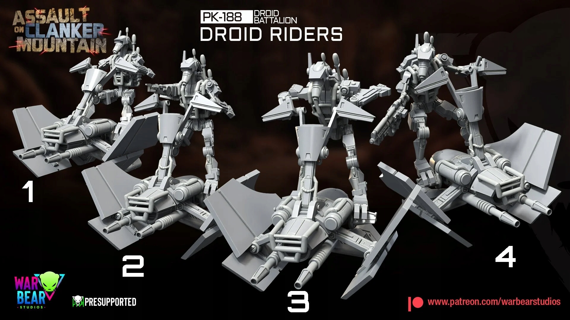 A Droid Riders modell a Star Wars: Légió 3 játékhoz illik., • Ár ...