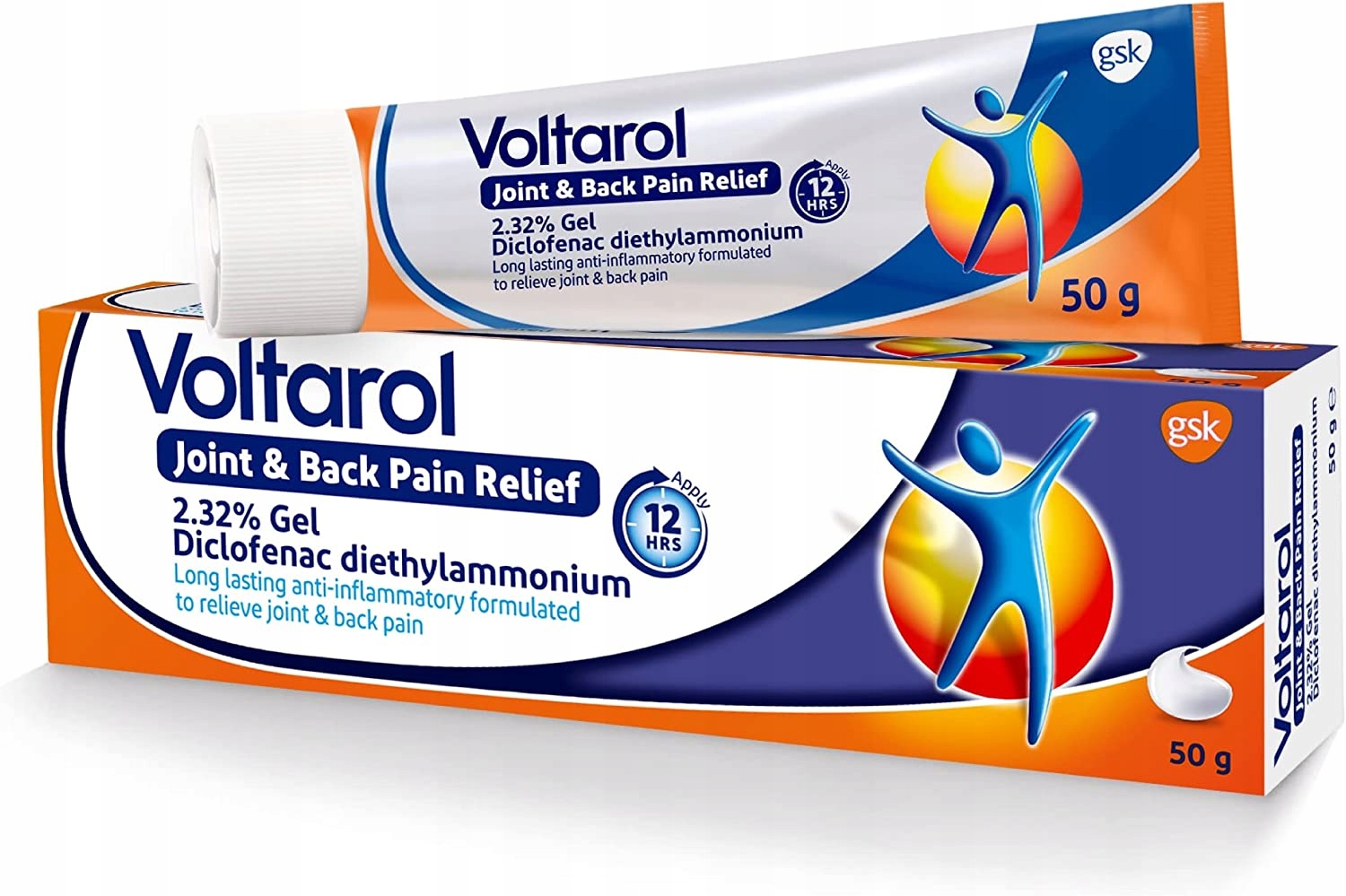VOLTAROL 50g Gel ŻEL PRZECIWBÓLOWY PRZECIWZAPAL UK (5054563908117 ...
