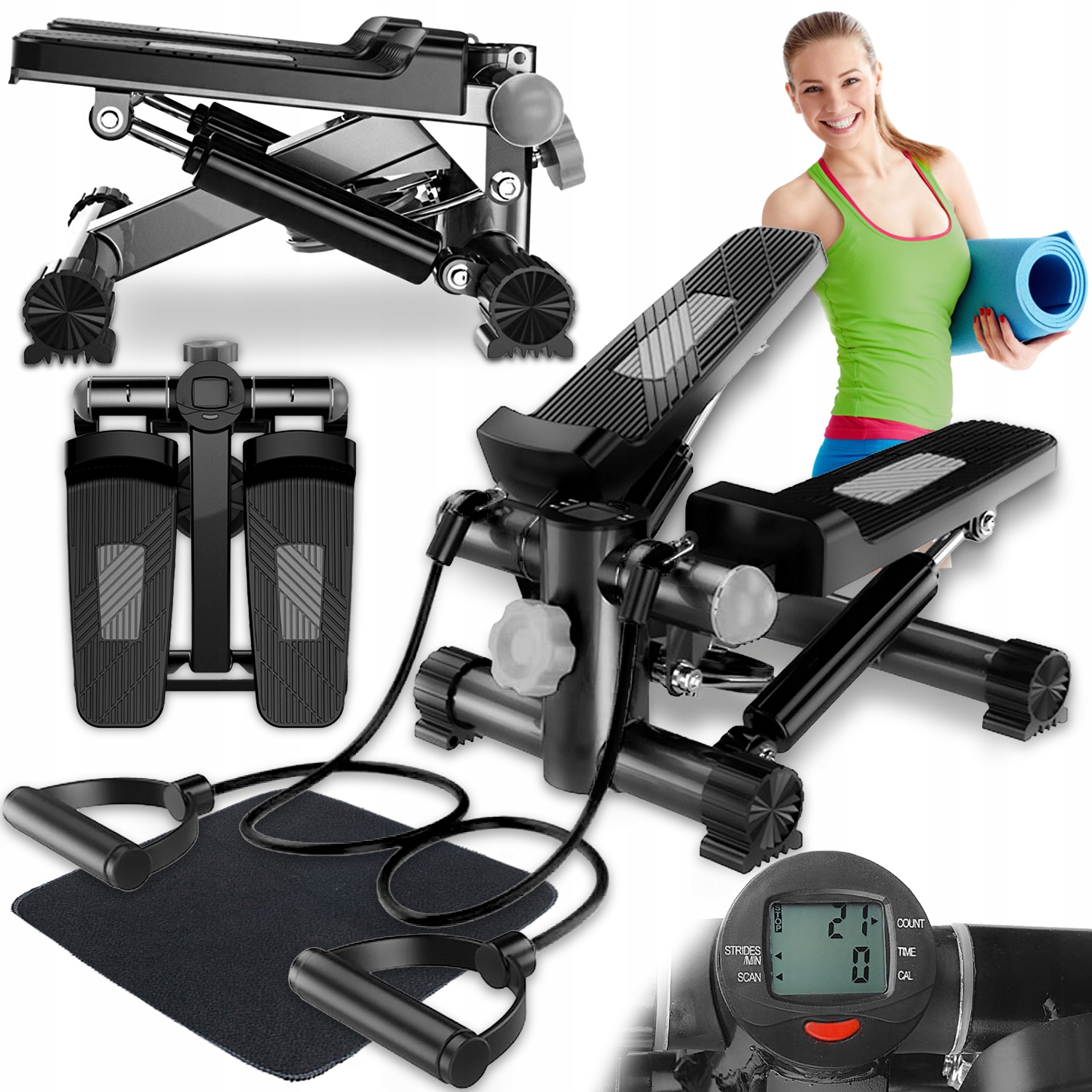 STEPPER PROSTY DO ĆWICZEŃ FITNESS AEROBIKU STEPER Z LINKAMI LICZNIKIEM ... STEPPER PROSTY DO ĆWICZEŃ FITNESS AEROBIKU STEPER Z LINKAMI LICZNIKIEM ...